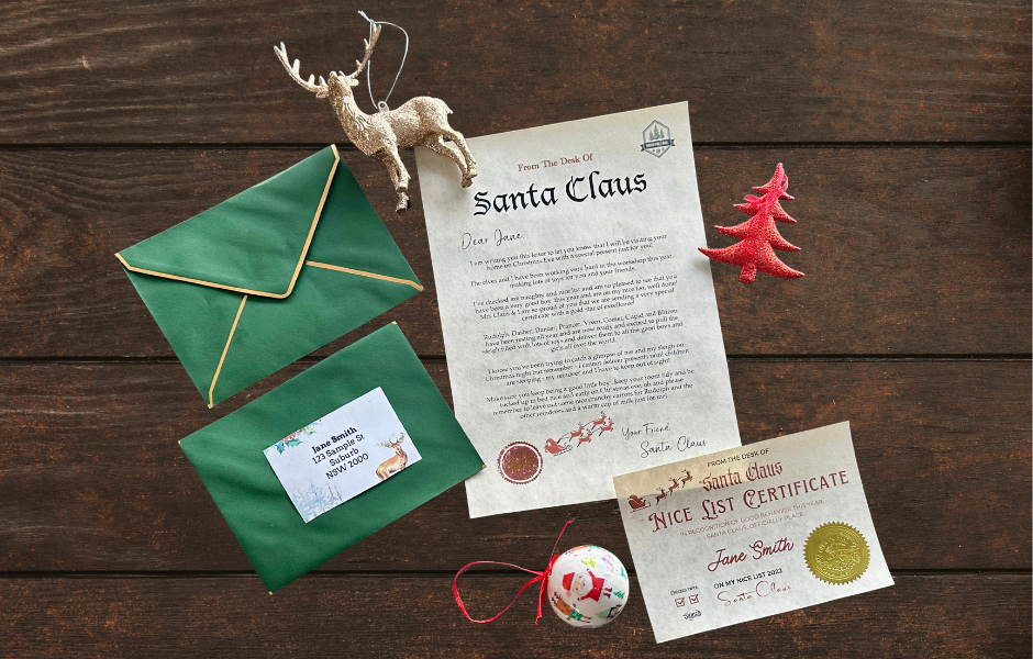 A Letter From Santa - Paras and Baz